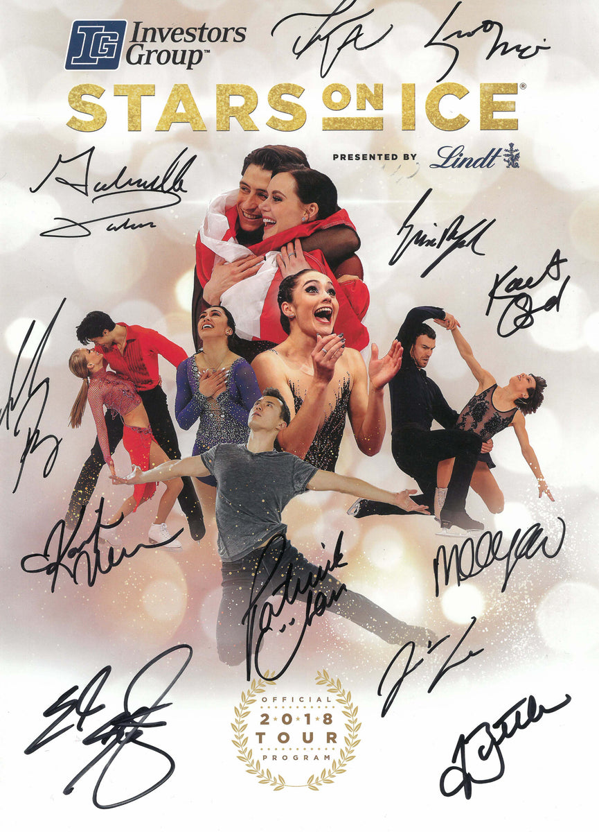 2018 Stars on Ice Tour Program – Autographed - Canada – STARS ON ICE ...
